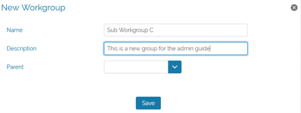 Creating a Workgroup