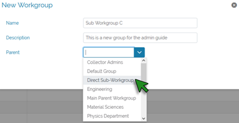 Creating a Workgroup