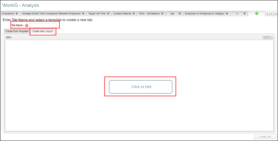 Creating a New Report Layout