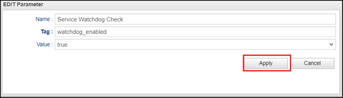 Edit Parameters